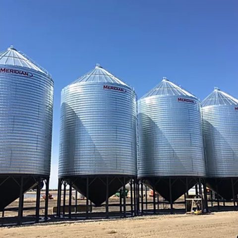 Grainlogic | Double Corrugated Cone Bottom Silos